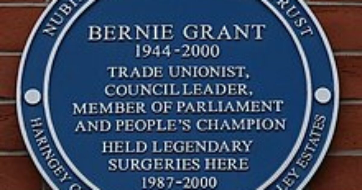 The Bernie Grant Leadership Programme - Cheltenham Labour Party